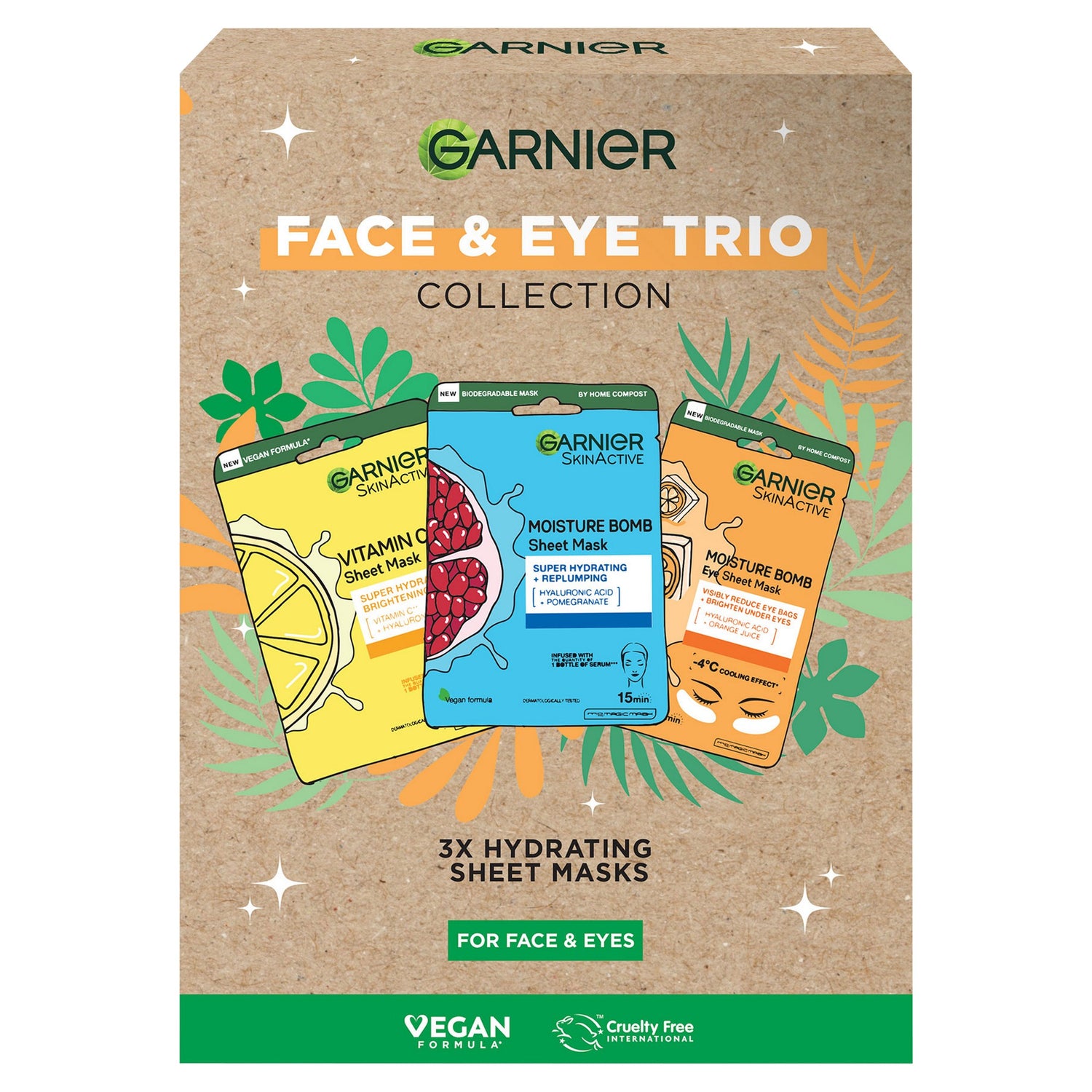 GARNIER SKINCARE ULTIMATE FACE & EYE TRIO SET | FREE CLICK & COLLECT