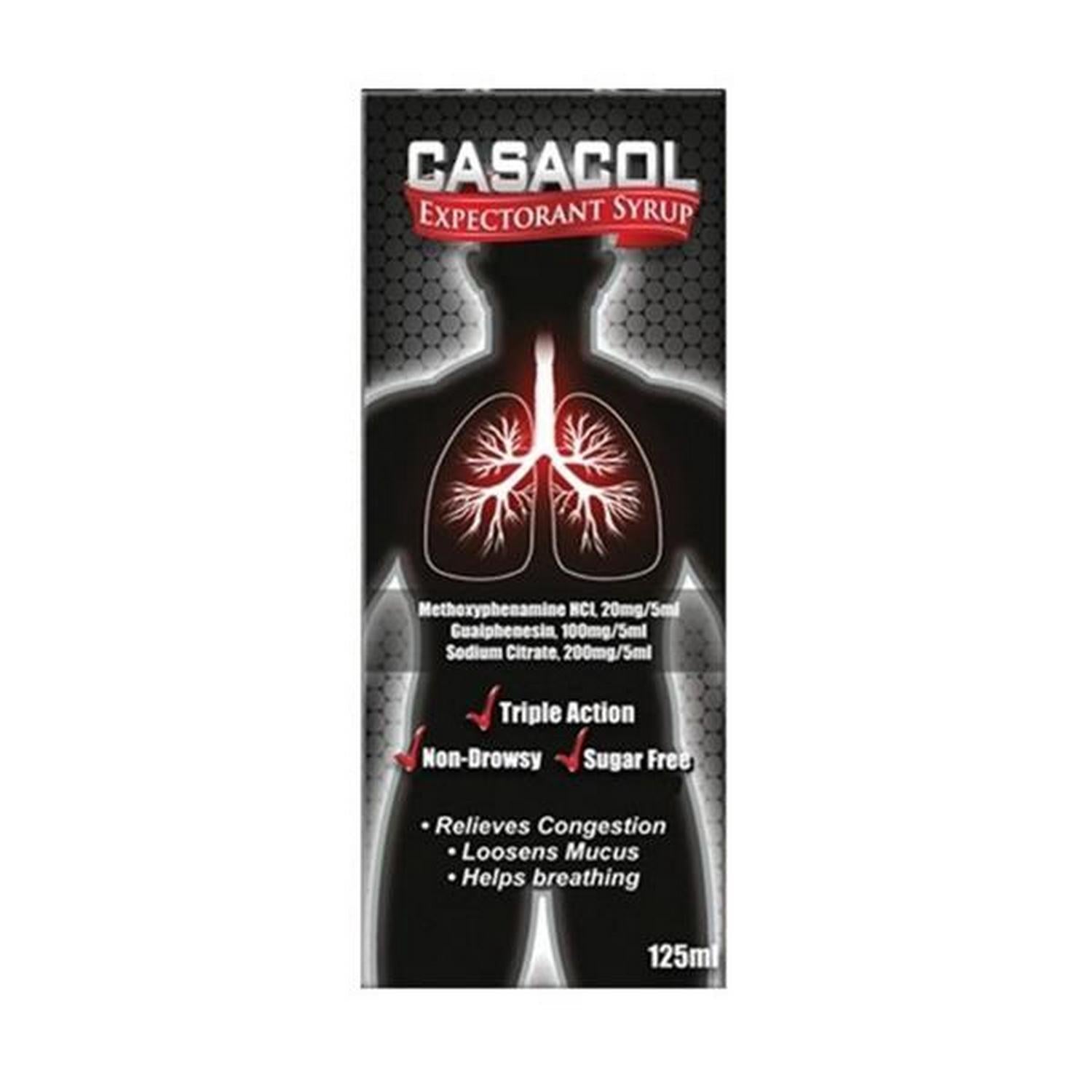 Casacol Expectorant Syrup 125ml – McCabes Pharmacy