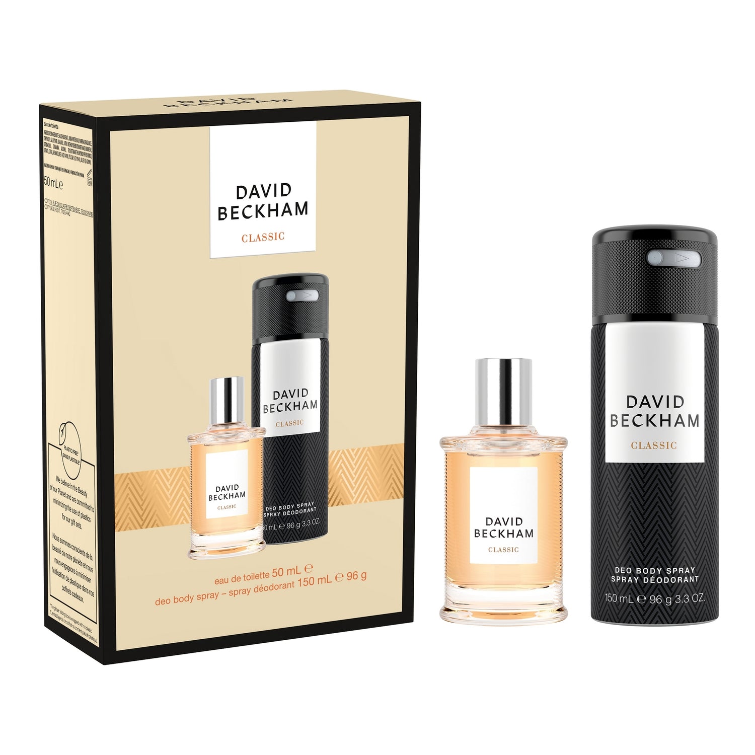 DAVID BECKHAM CLASSIC EDT 40ML & DEODORANT DUO SET | FREE CLICK & COLLECT