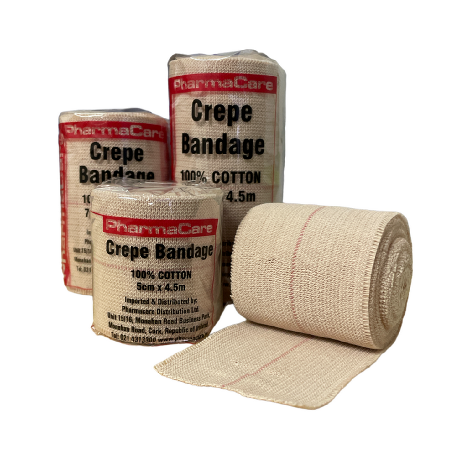 Pharmacare Elastic Crepe Bandage - 5CM X 4.5M