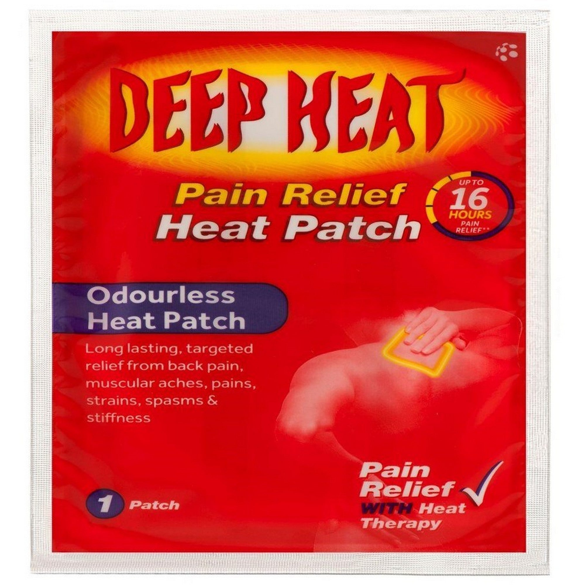 Deep Heat Pain Relief Patch Single – McCabes Pharmacy