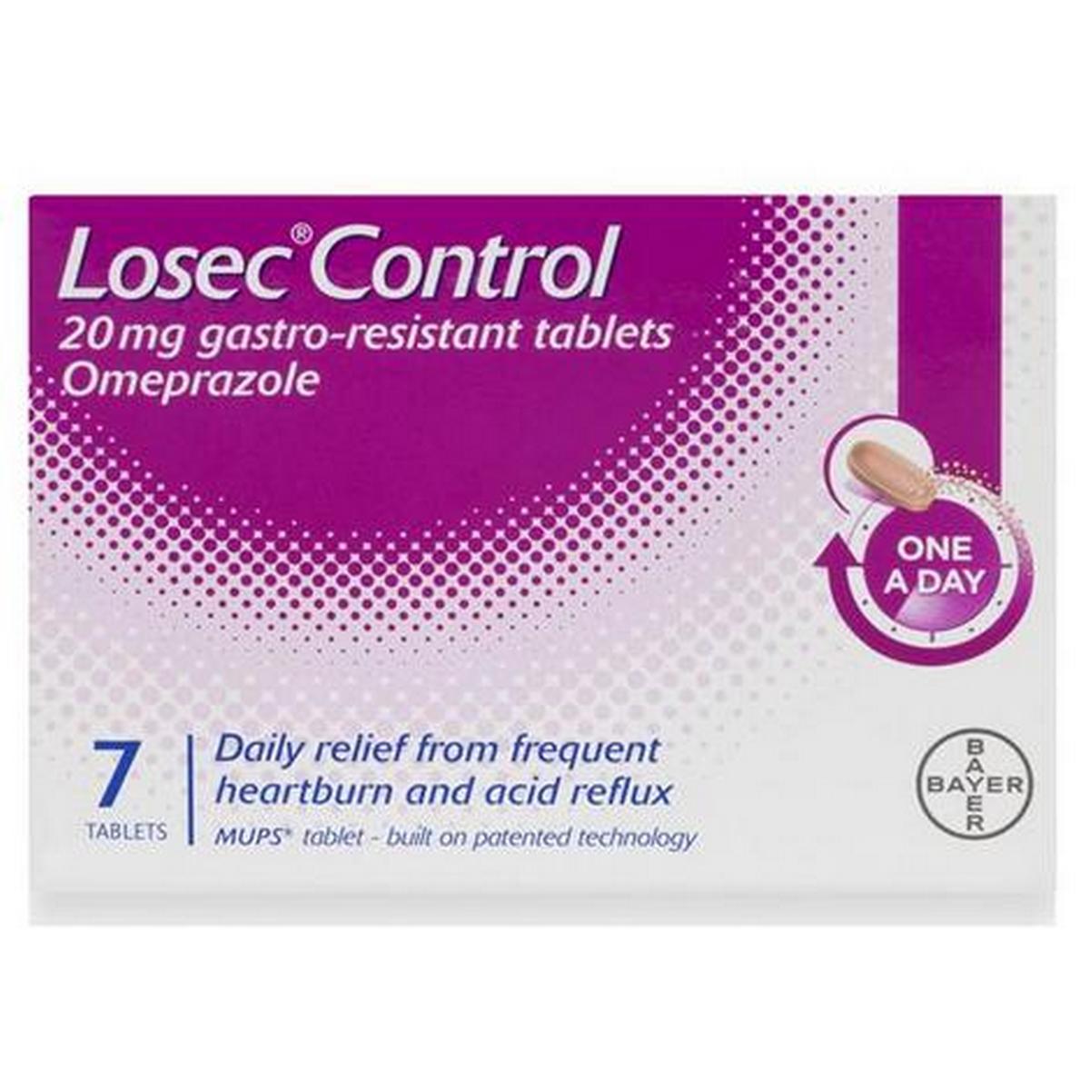 Losec Control – 7 Tablets – McCabes Pharmacy