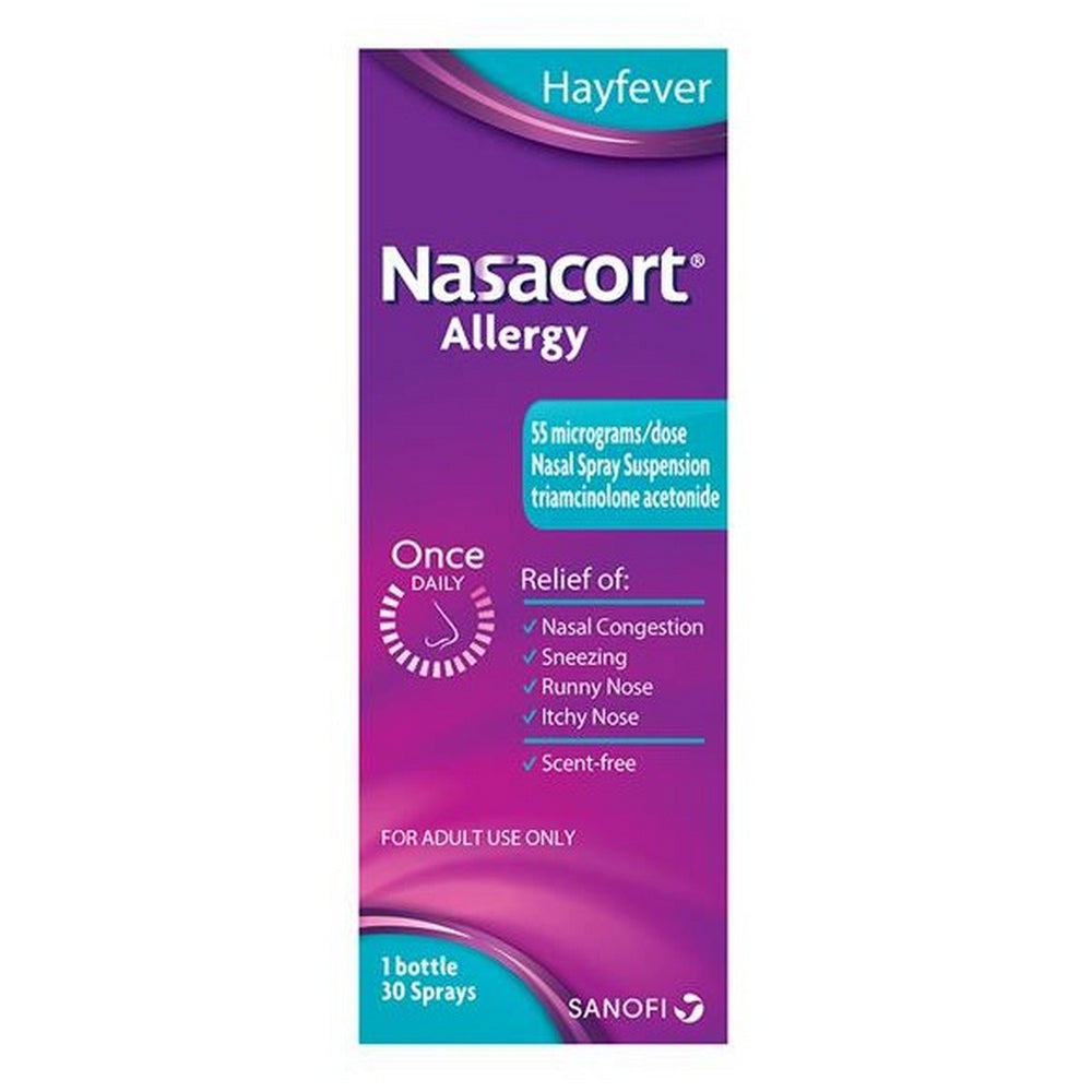 Nasacort Non Drowsy Allergy Nasal Spray 55mcg – McCabes Pharmacy