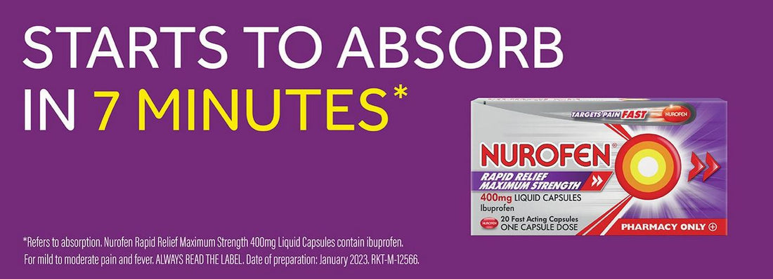 Shop Rapid Relief Pain Medication from Nurofen at McCabes Pharmacy