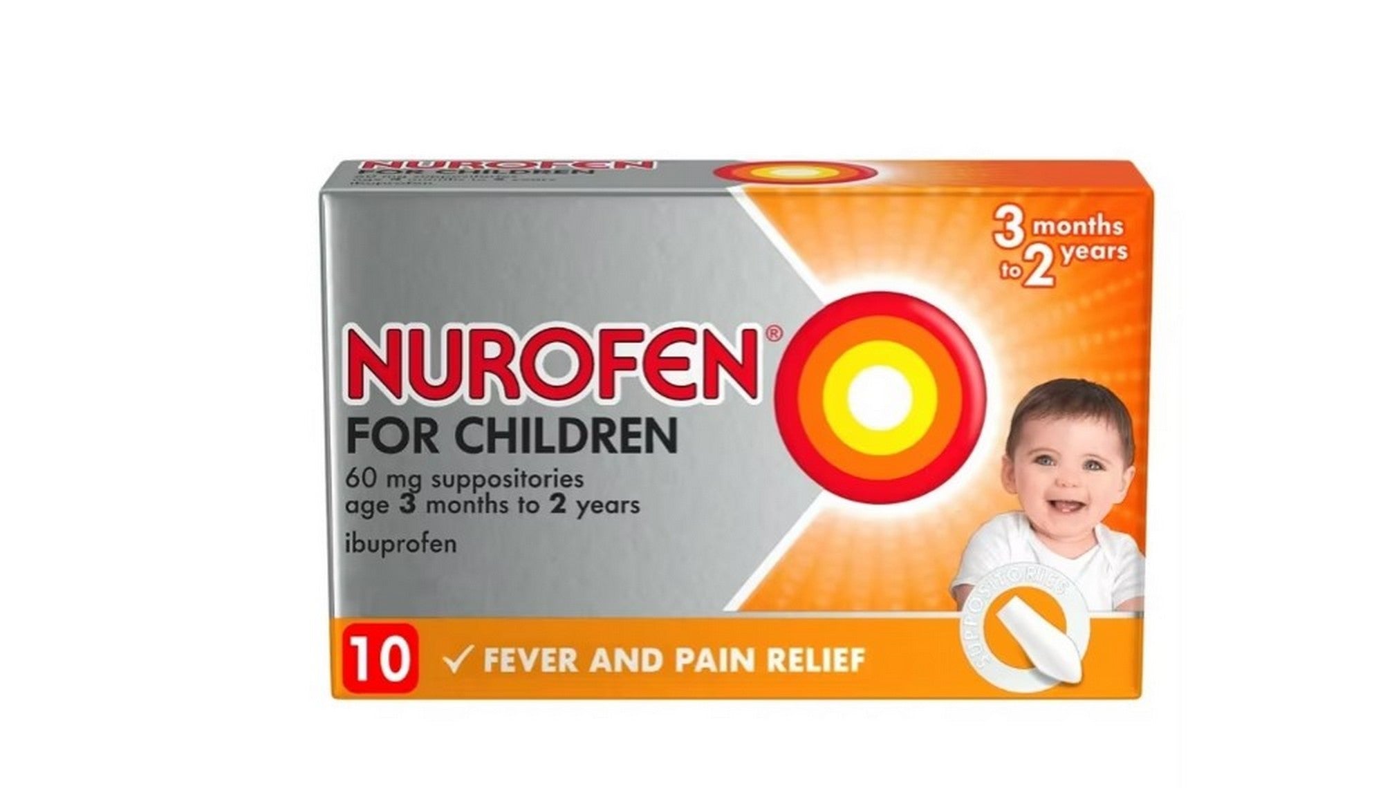 Nurofen For Children - 10 Suppositories | Free Click & Collect ...