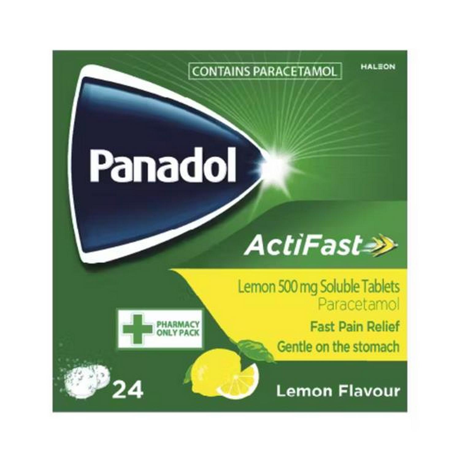 Panadol Actifast Soluble Lemon Tablets 24S