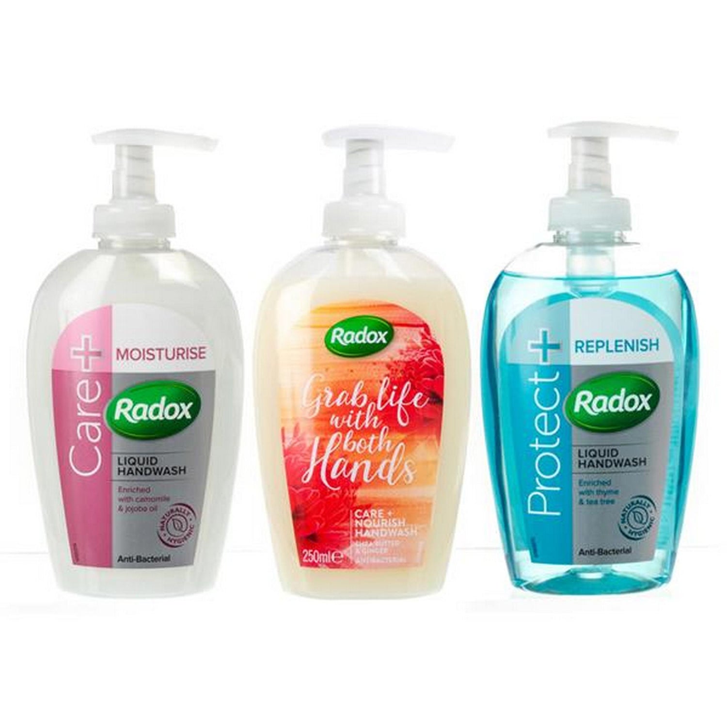 Radox LHW Anti Bac Triple Pack 250ML X3 Flashed 6.00
