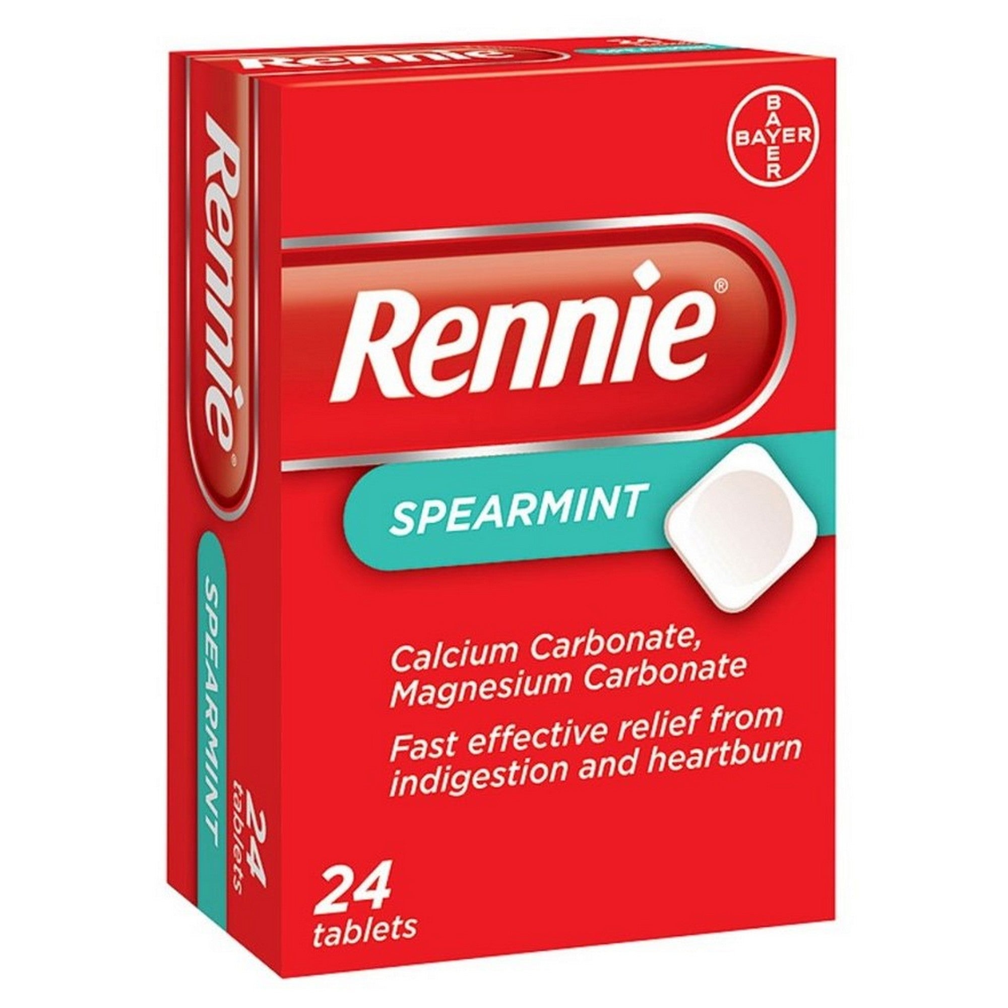 Rennie Spearmint Tablets (24) – McCabes Pharmacy
