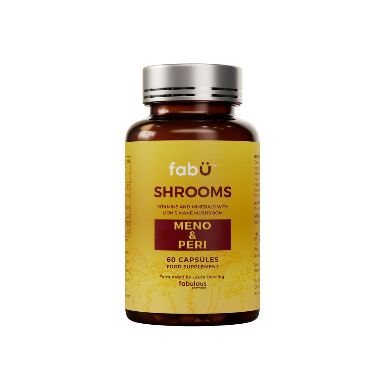 FabU Shrooms Meno & Peri 60 Capsules – McCabes Pharmacy