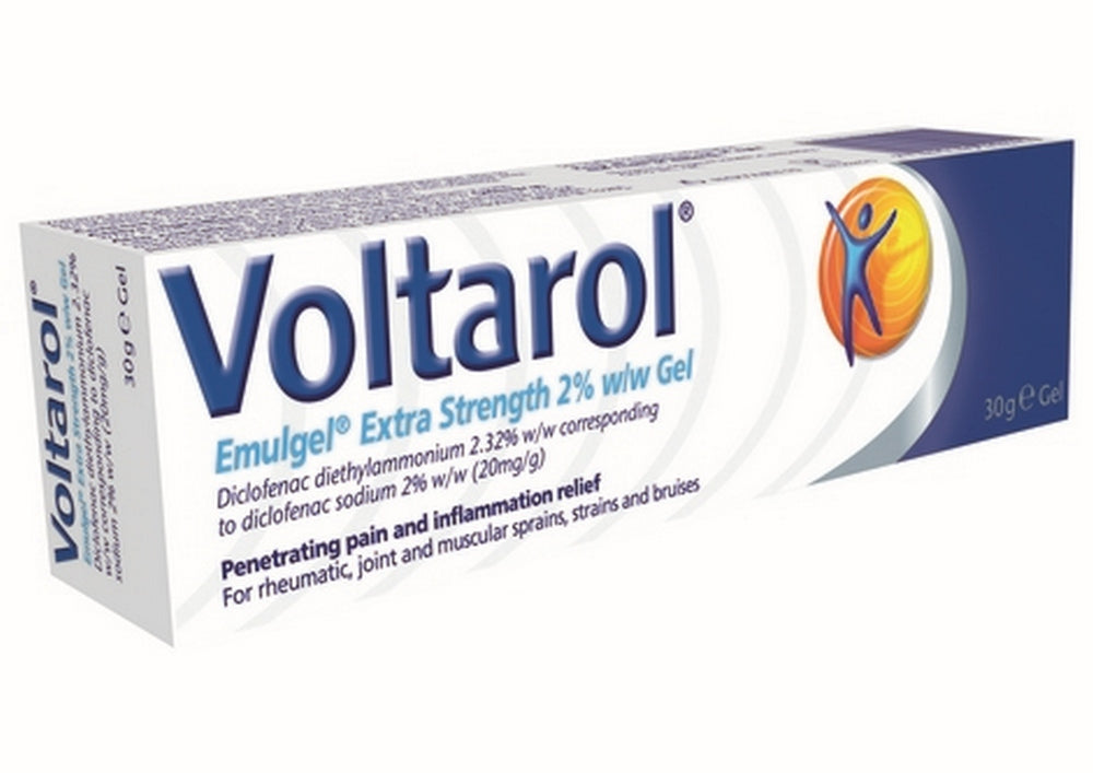 Voltarol Pain Relief Gel Extra Strength 2% Emulgel – McCabes Pharmacy