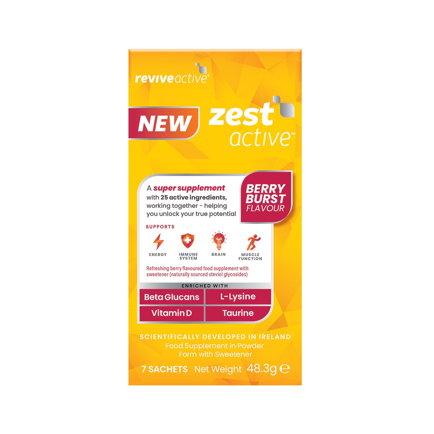 Revive Zest Active Berry Burst 7 Day Pack