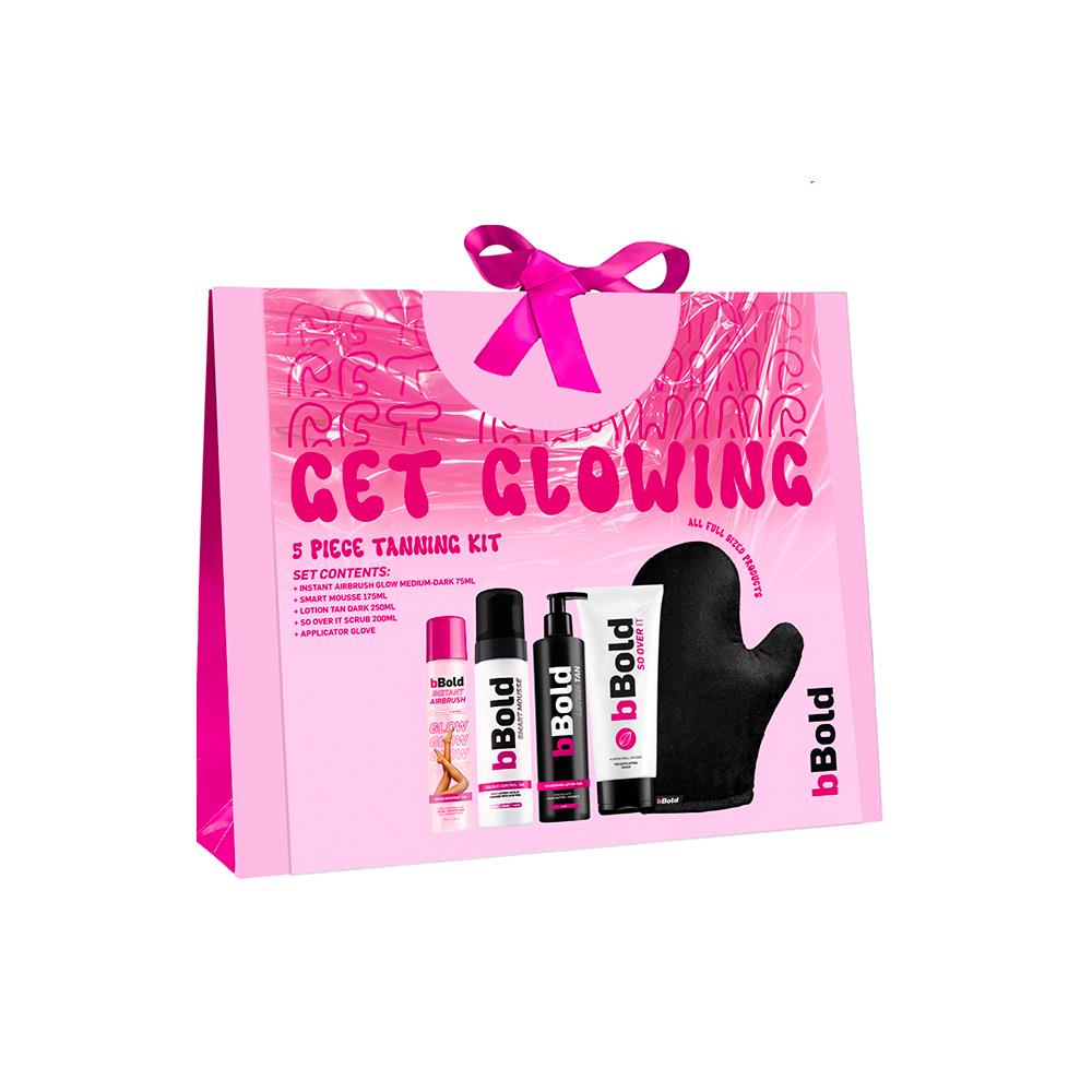 BBold Get Glowing 5 Piece Tanning Kit - Dark – McCabes Pharmacy