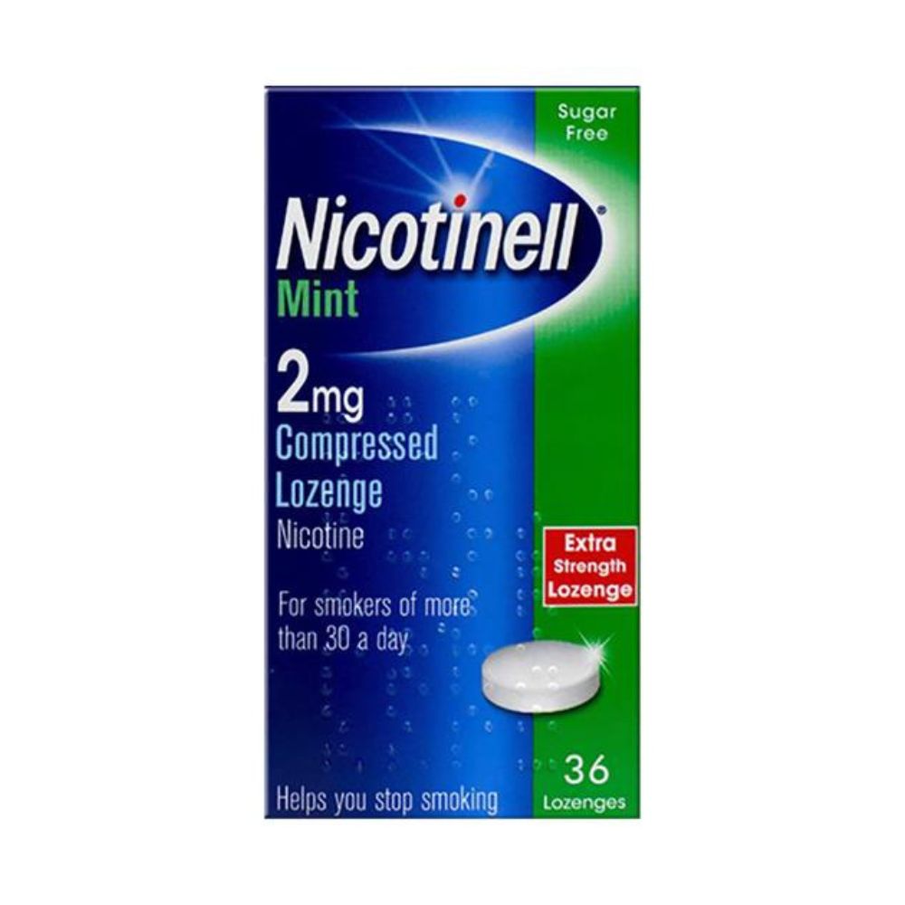 Nicotinell mint 2mg Compressed Lozenges-36 | McCabes Pharmacy – McCabes ...