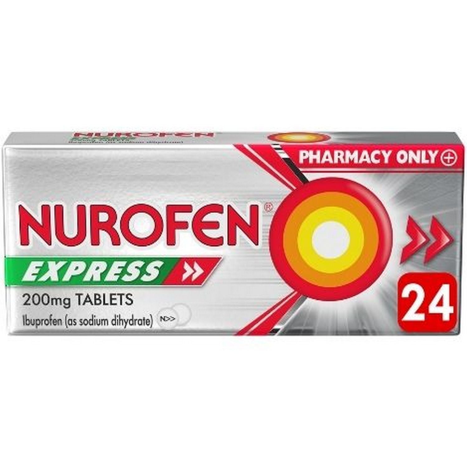 Nurofen Express Ibuprofen 200mg Tablets 24's