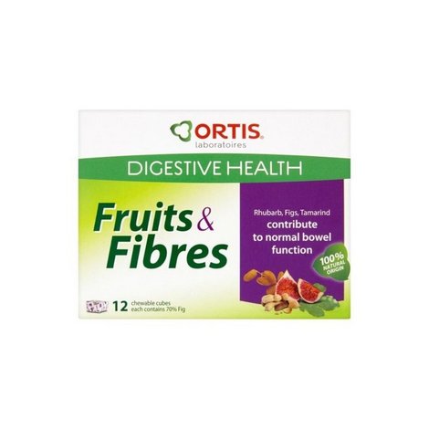 Ortis Fruit & Fibre Cubes 12's