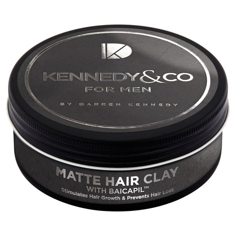KENNEDY & CO Matte Hair Clay 75ml - Strong Hold, Natural Finish ...