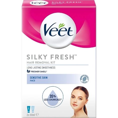 Veet Face Hair Removal Cream 2 x 50ml